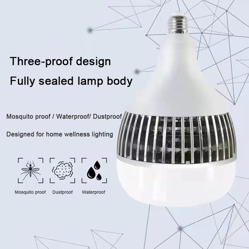 LED Fin Bulbs Light 400W 600W 800W 1000W Highlight Waterproof Saving E27 Bulb Fast Heat ...