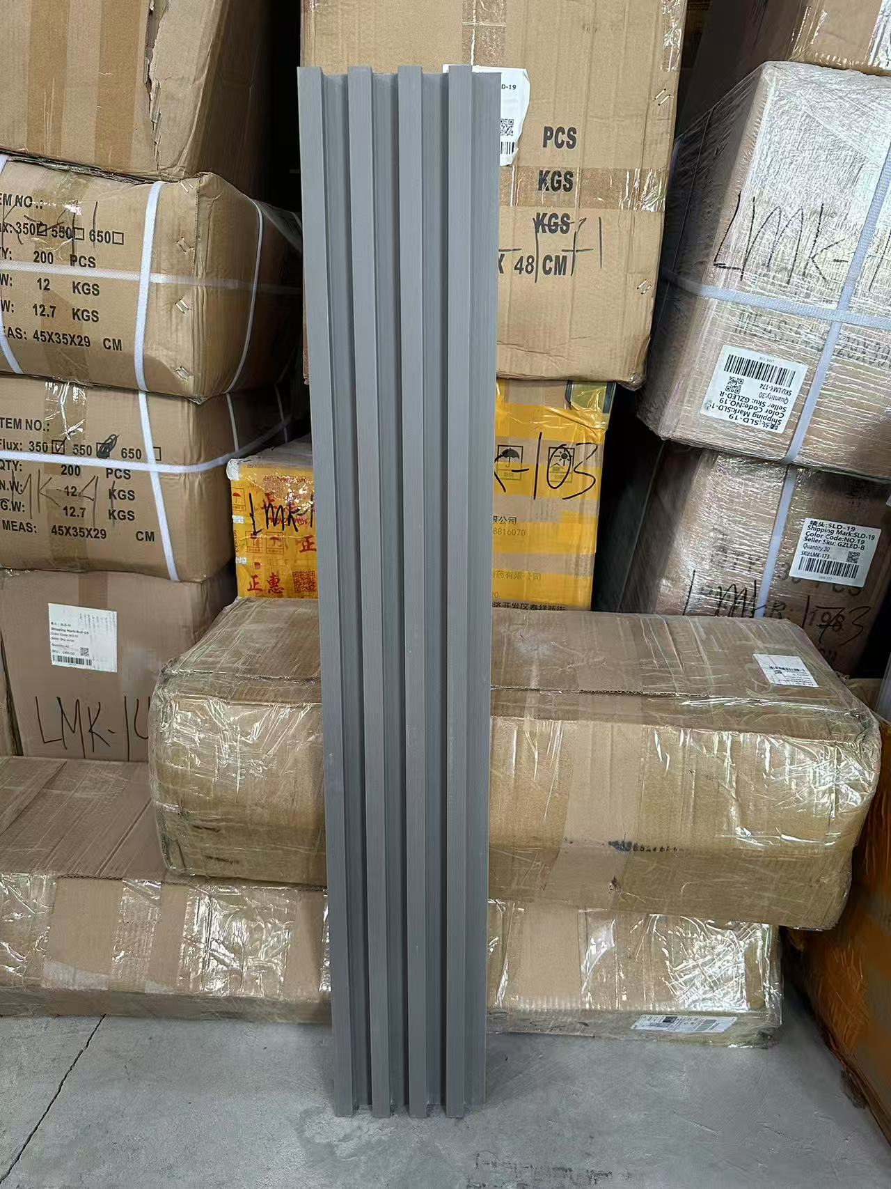 (Large size)PVC Fluted Wall Panel Sticker Waterproof Grille Design ...