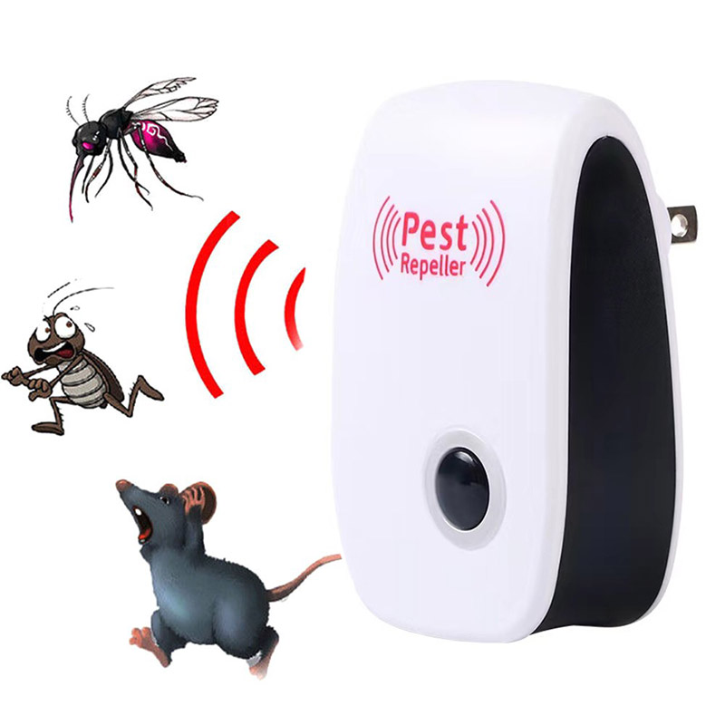 Electronic Ultrasonic Pest Reject Bug Mosquito Cockroach Mouse Killer ...