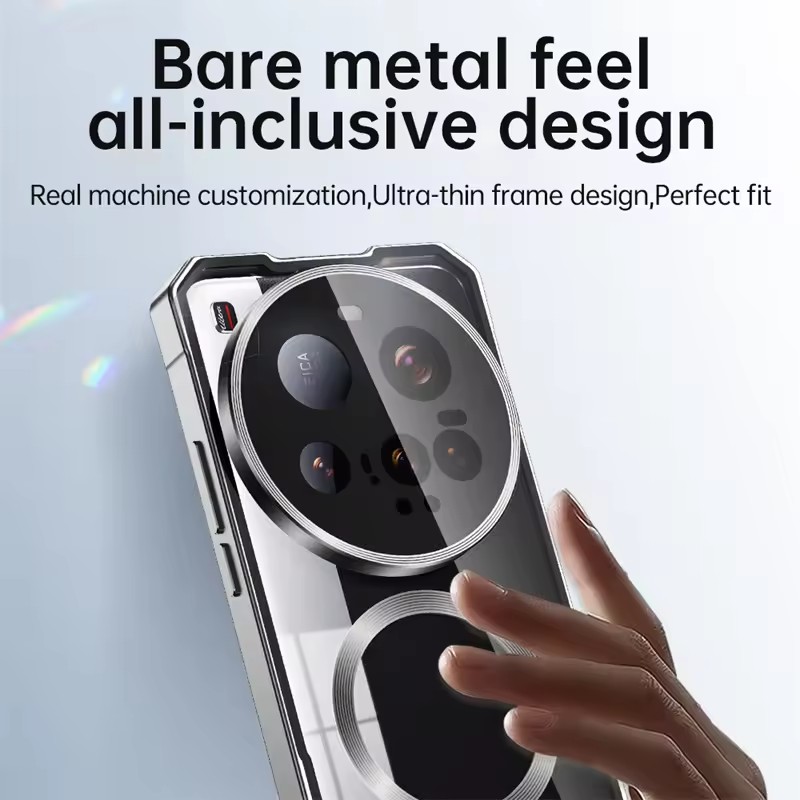 Metal Frame Push Pull Frosted Backboard Phone Case For Xiaomi 15Ultra ...