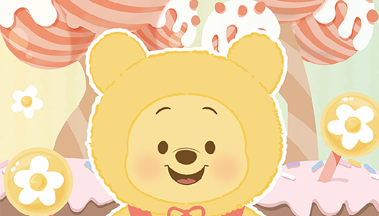 TOP TOY Winnie the Pooh Candy Bear Series Vinyl Plush Blind Box Toy ...