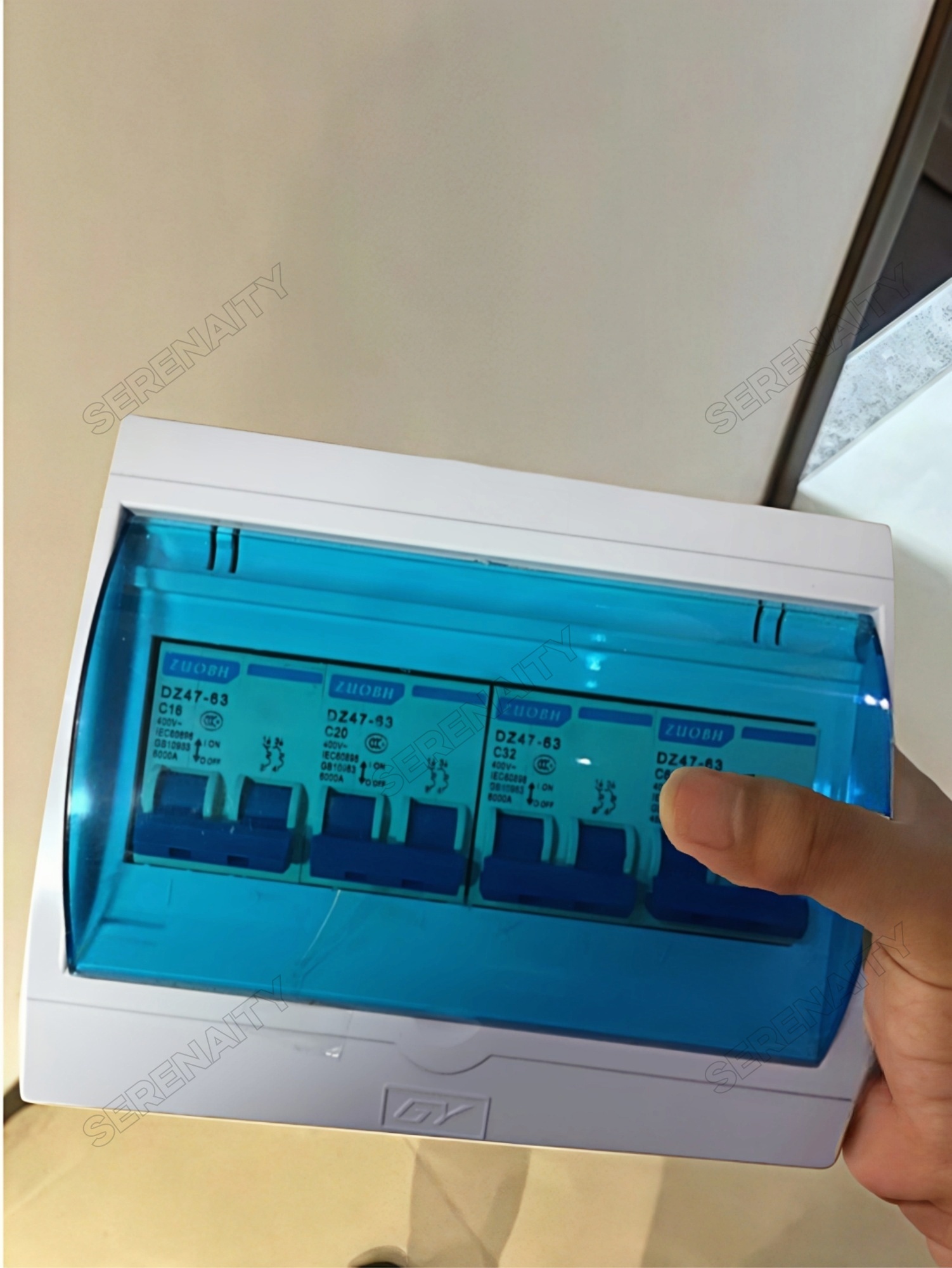 Panel Box with Circuit breakers; Distribution box (Screw less)set na po ...