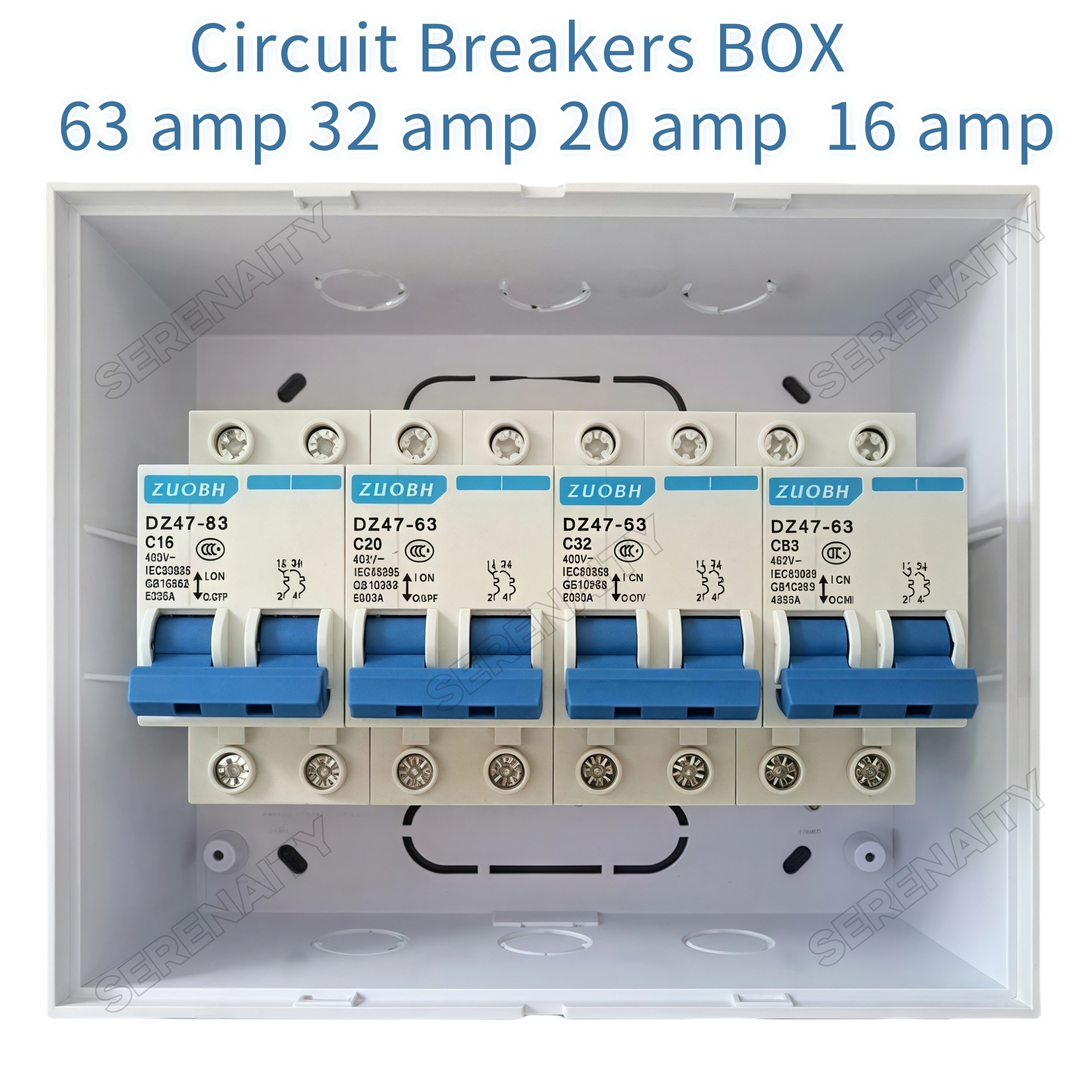 Panel Box with Circuit breakers; Distribution box (Screw less)set na po ...