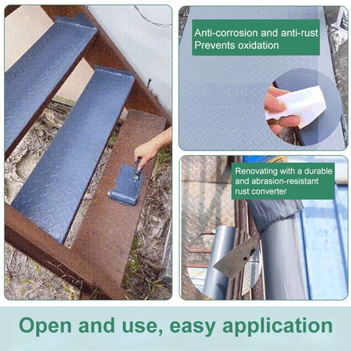 No Need to Polish 2 in 1 Rust Converter Anti Rust Paint for Metal 1000G ...