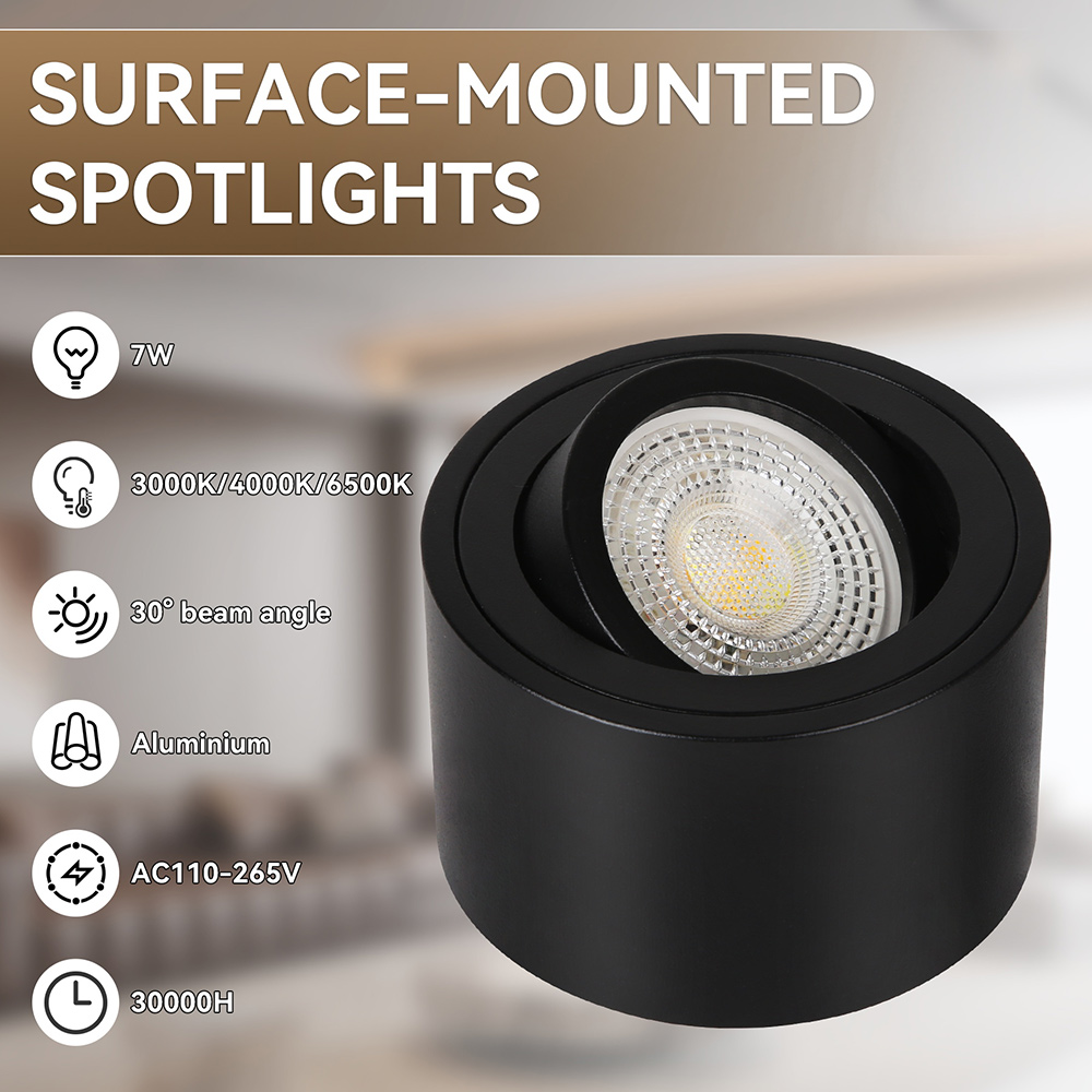 Downlight LED Surface Pin Light Ceiling Spot Light 220V Rotating ...