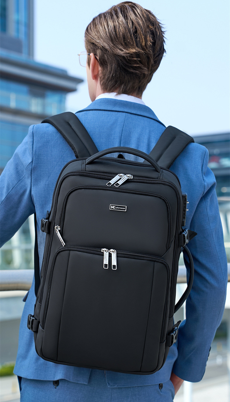 KABOHUT High-End Men's Business Travel Backpack Multifunctional Anti ...