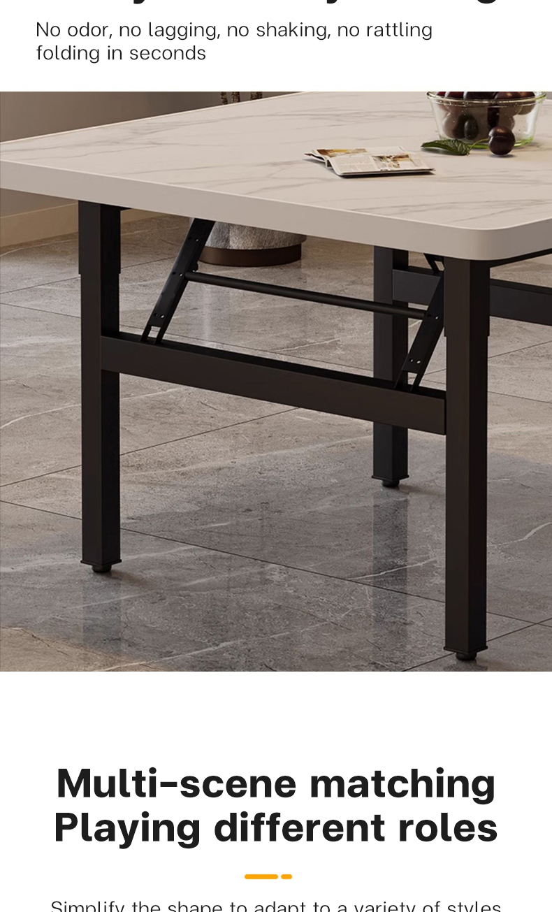 [ 120*74*60cm ] Foldable Computer Table Office study desk pc desk ...