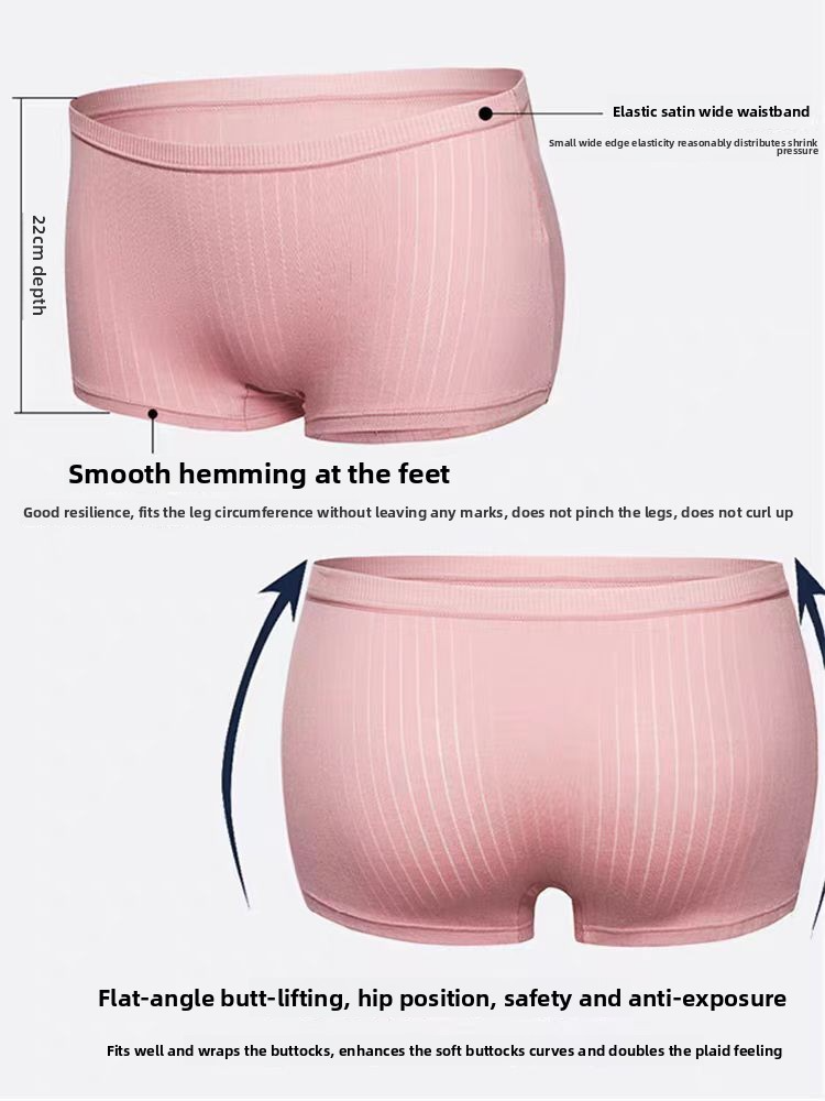 3PCS/Set Plus Size Boyleg Panty For Women Cotton Boxer For Women Panty ...