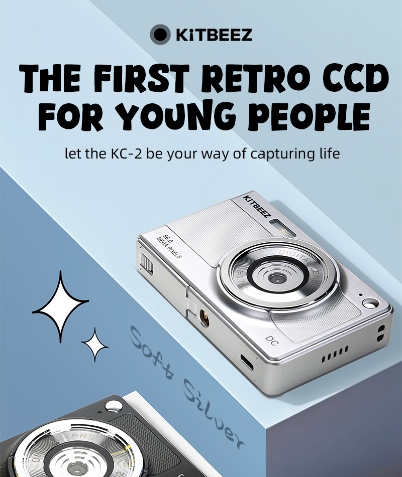 KiTBEEZ KC-2 Digital Camera 56MP Super Clear 16X Zoom 1080P Recording ...