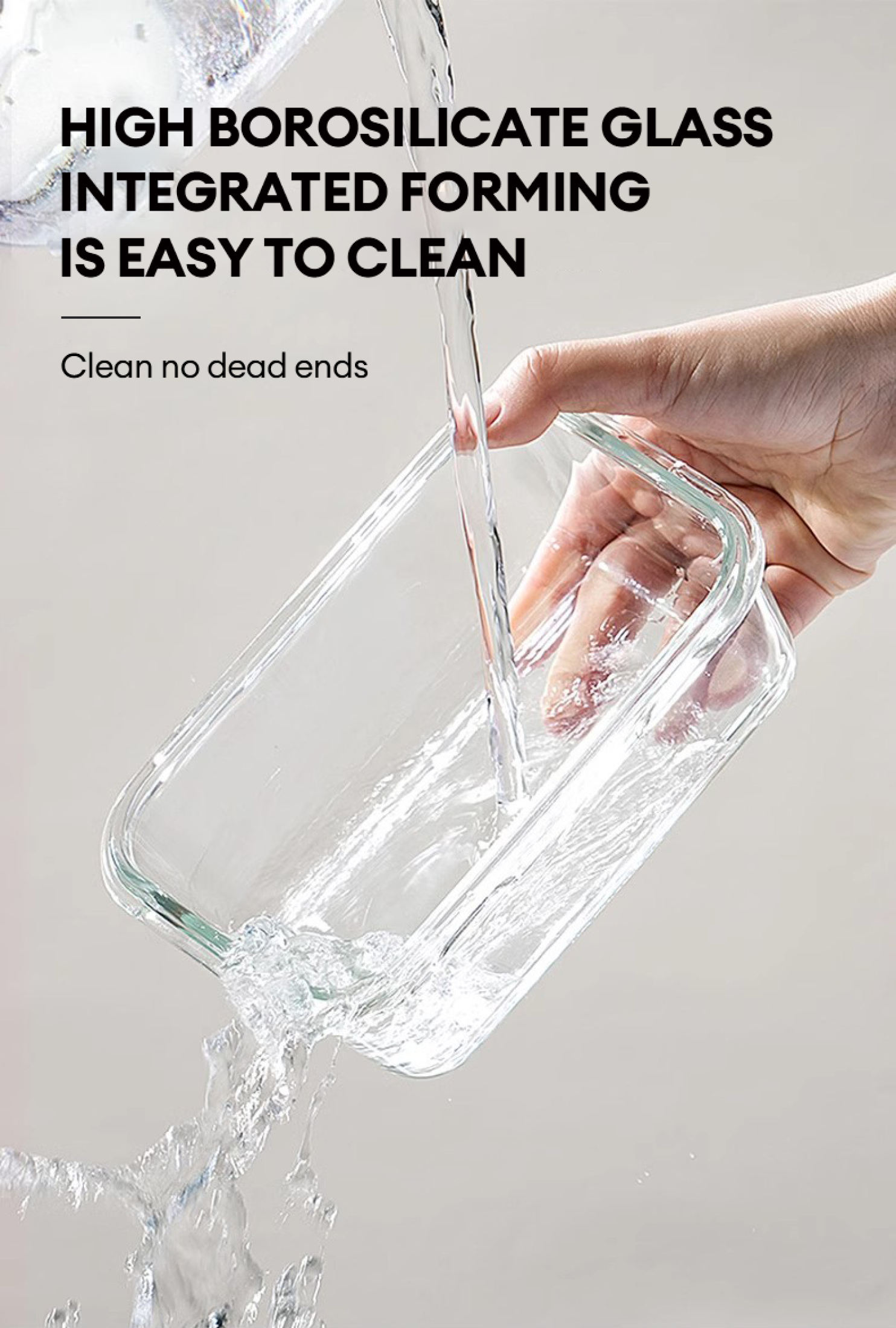 XTEN Microwavable Glass Container Glass Food Container with Cover ...