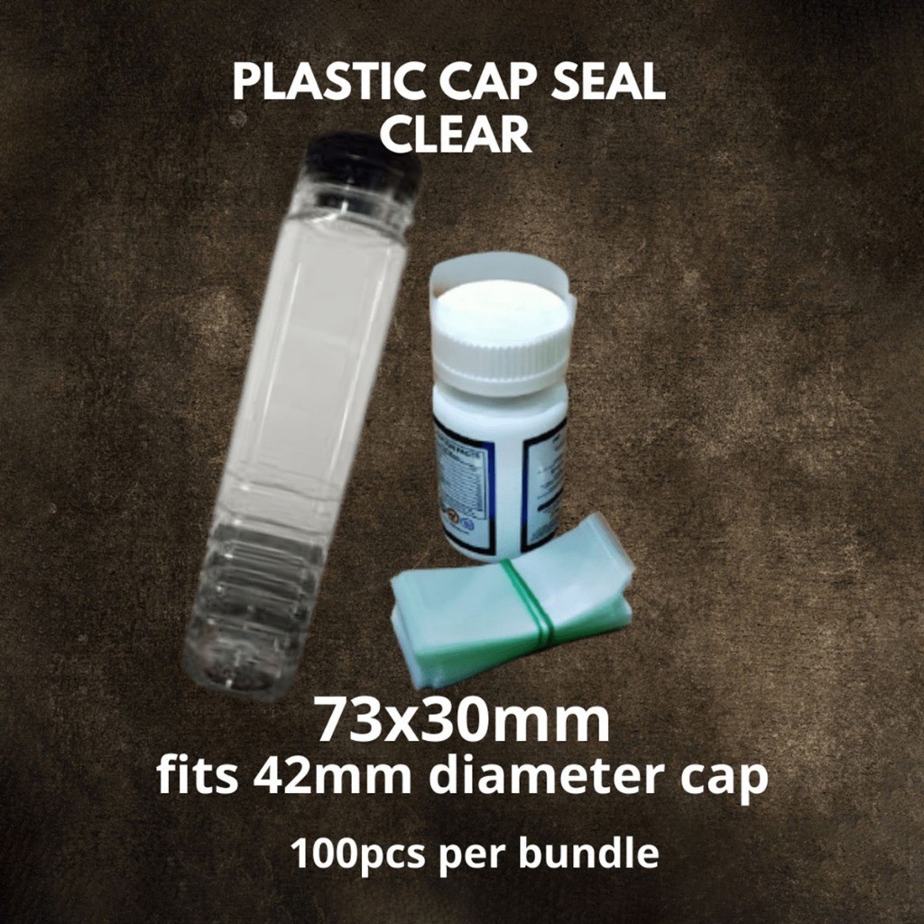PVC Shrinkable Plastic Cap 100Pcs High Quality Shrinkable Wrap Film PVC ...