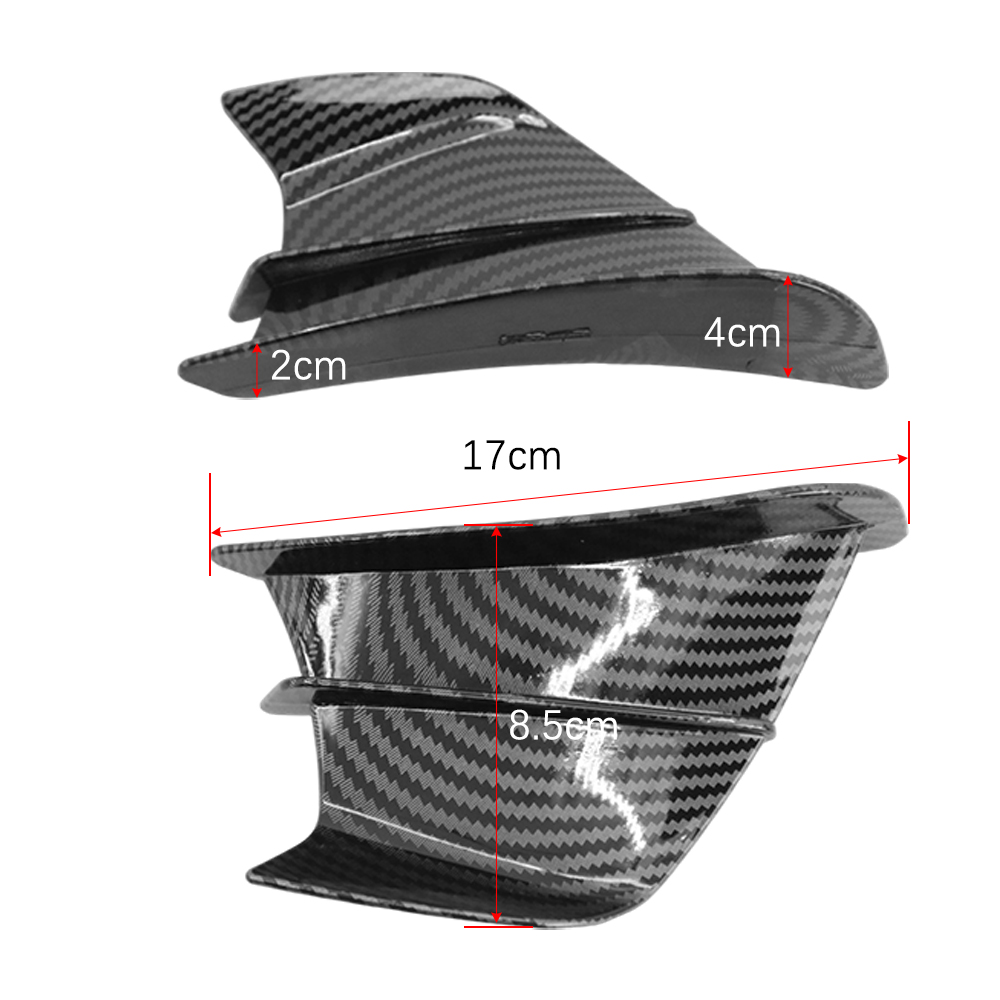 1 Pair Universal Motorcycle Winglet Side Wings Fittings for Honda ...