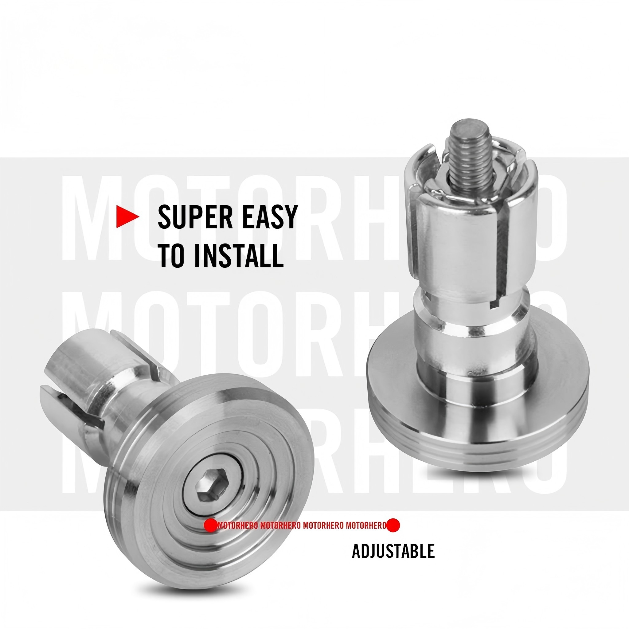 2pcs Stainless Steel Bar End CNC Quality Sell By Pair Universal Made in ...