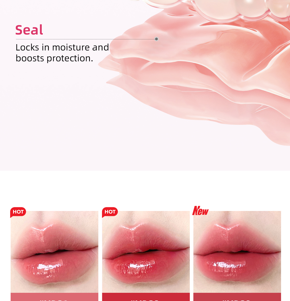 【Non Sticky】JMCY Mirror Lip Glaze SPF 30 PA+++ UVA Transfer-Proof Non ...