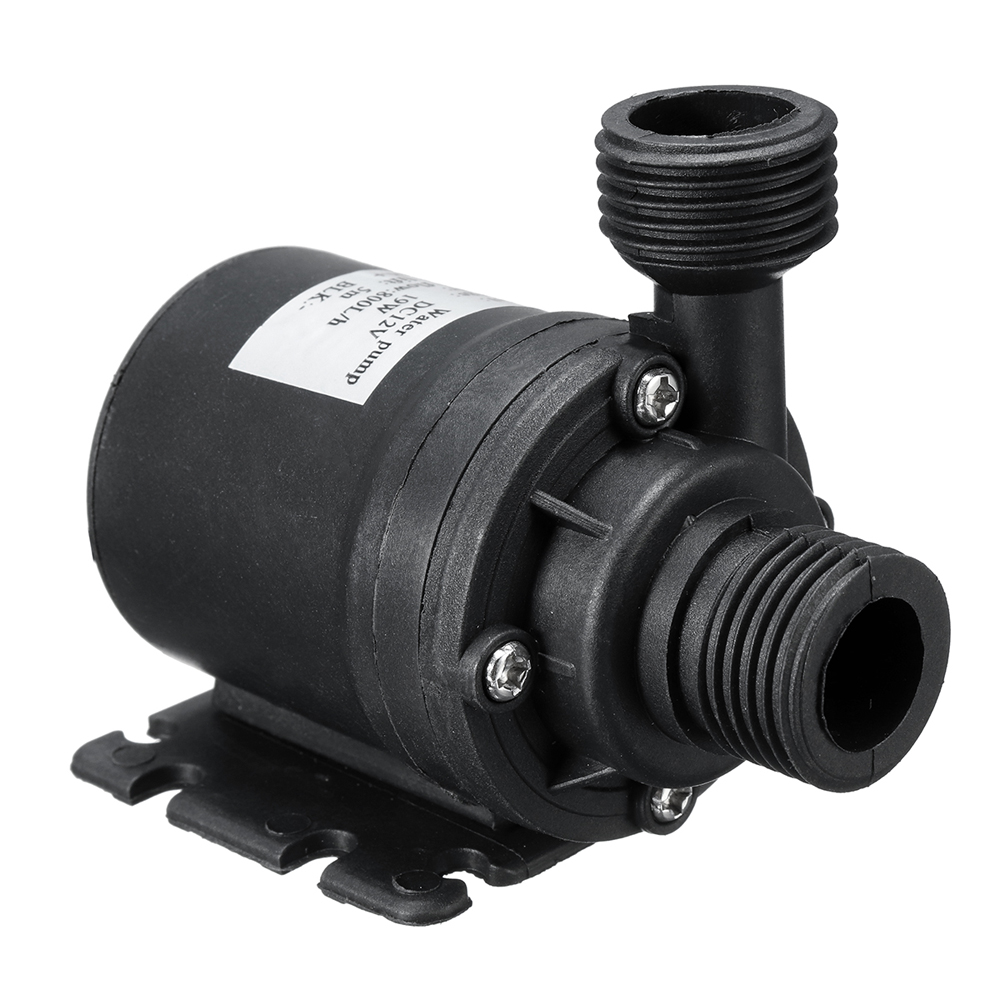 Ultra Quiet Mini DC 12V Water Pump 800L/H Flow & 5M Lift Brushless ...