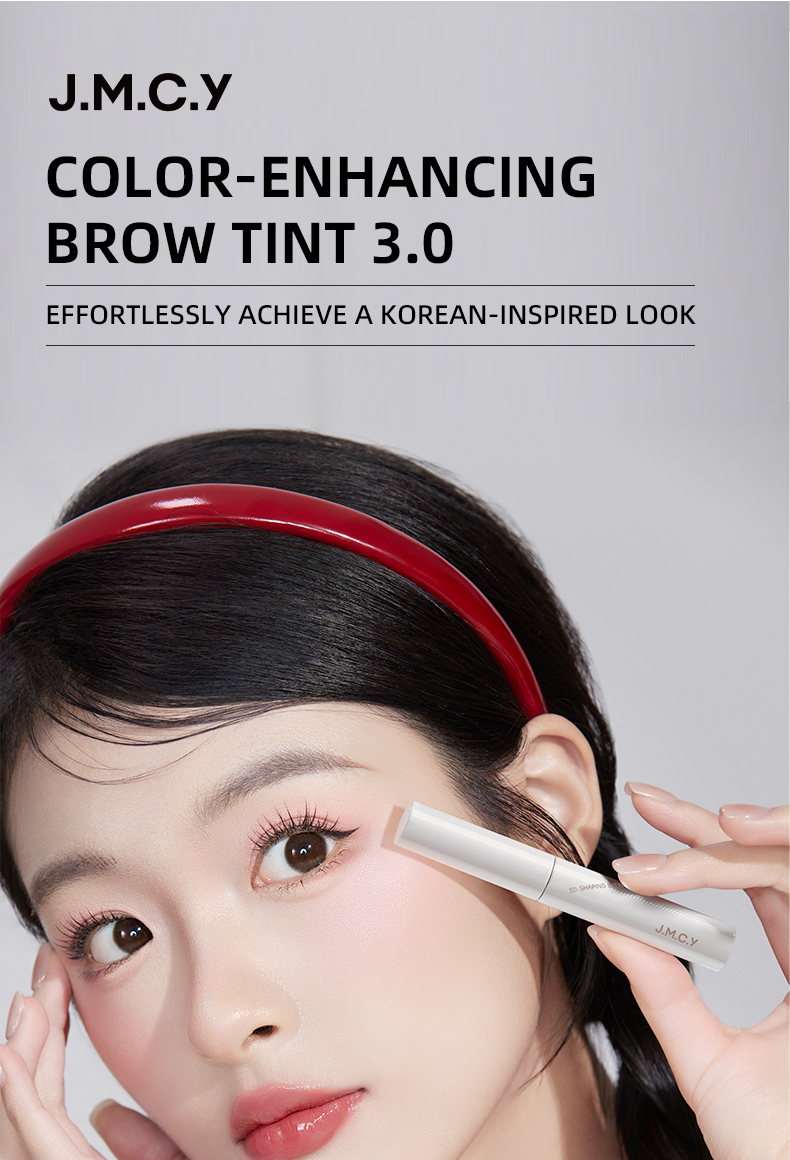 JMCY 3D Shaping Eyebrow Tint Color-Enhancing Brow Tint 3 Color Brush ...