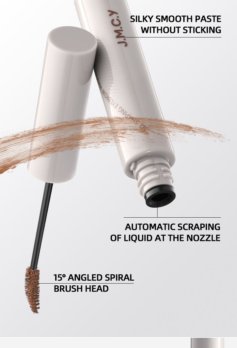 JMCY 3D Shaping Eyebrow Tint Color-Enhancing Brow Tint 3 Color Brush ...