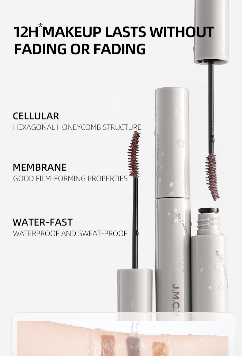 JMCY 3D Shaping Eyebrow Tint Color-Enhancing Brow Tint 3 Color Brush ...