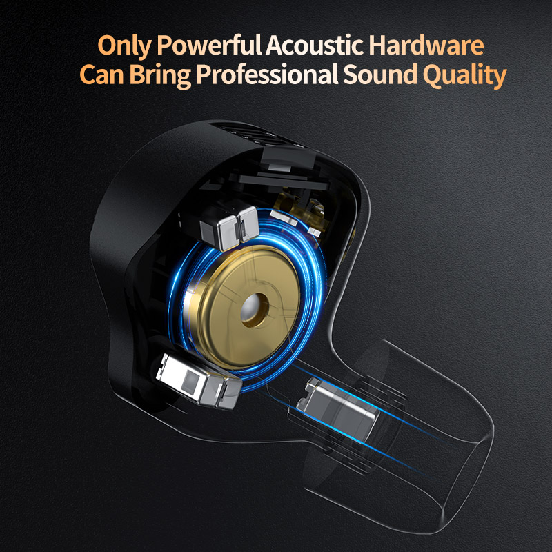KZ ZS12 PRO X Earbuds In Ear Monitor IEM Headphones 1DD+5BA Hybrid ...