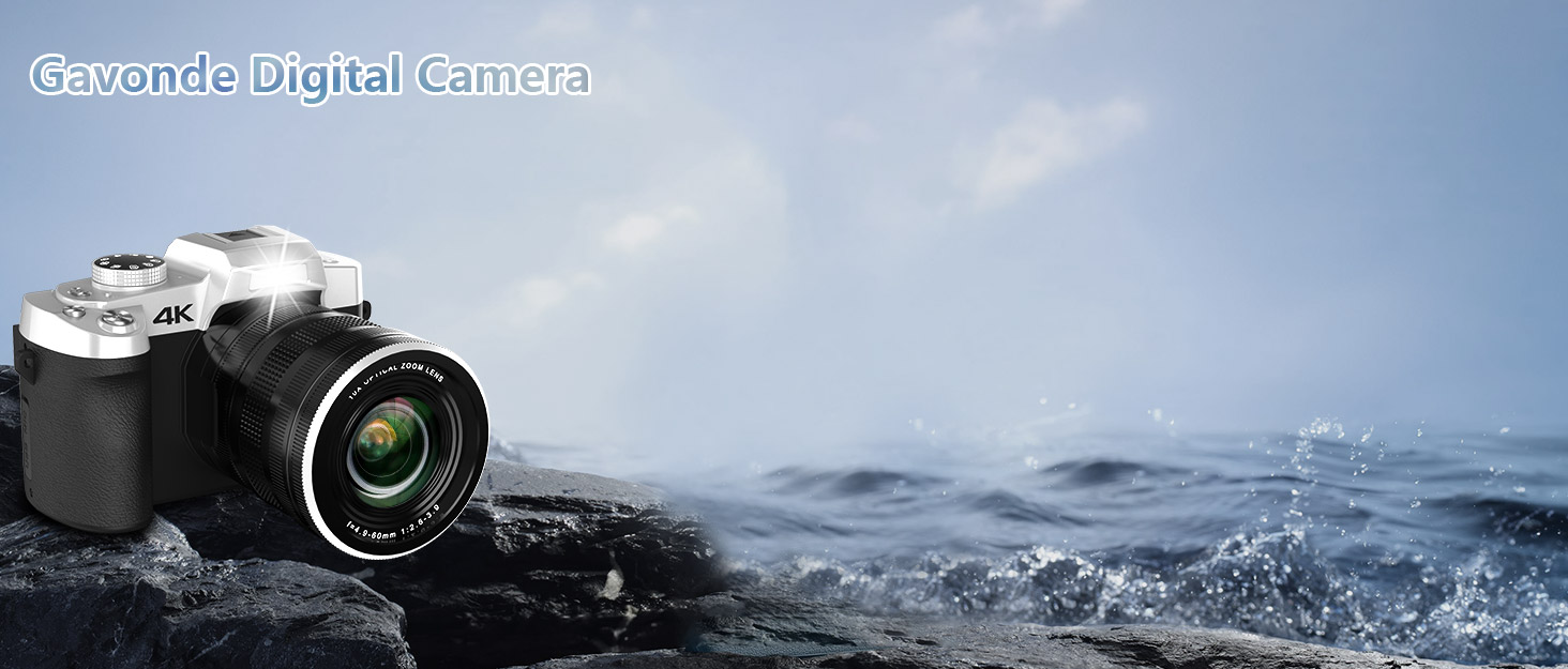 VETEK9-pro Camera for Photography, 4K Digital Camera, 12X Optical Zoom ...