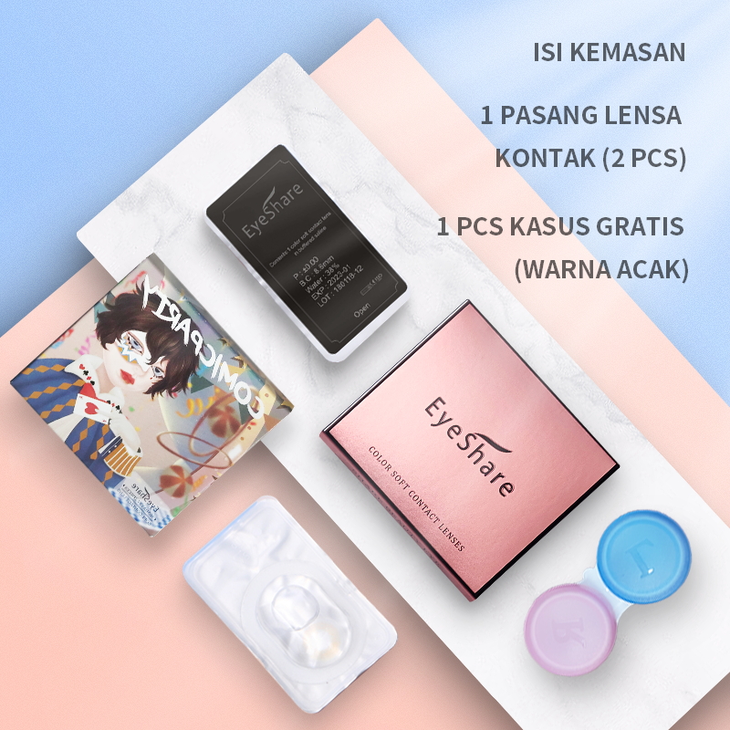 (COD&Ready stock) Eyeshare Eye Contact Lenses Colored Soft Lenses with ...