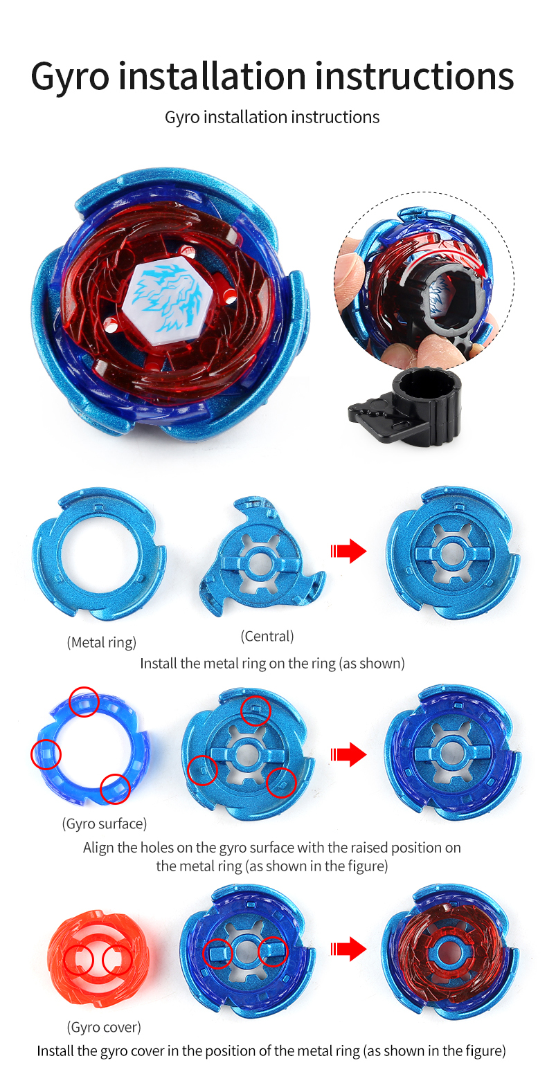 AB03~AB04 Series Constellation box Set beyblade metal fusion micro beyblade flame pegasus ...