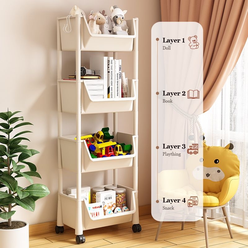 Organizer Rack Moving Rack Trolley Cart Organizer Shelf Table Organizer ...