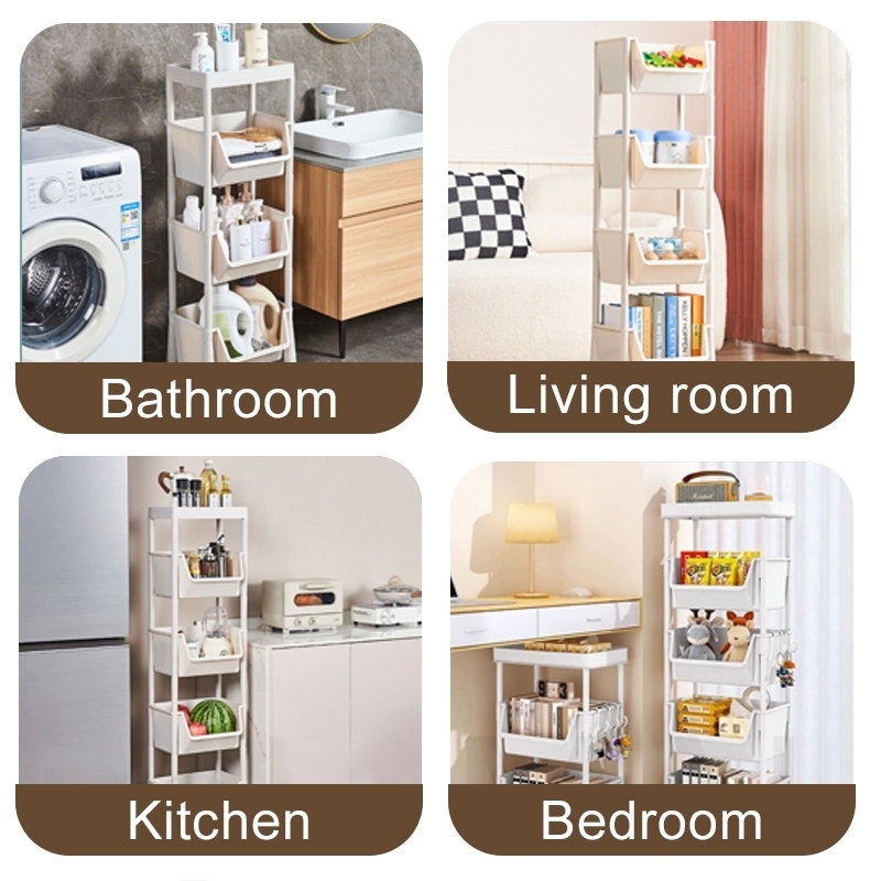 Organizer Rack Moving Rack Trolley Cart Organizer Shelf Table Organizer ...