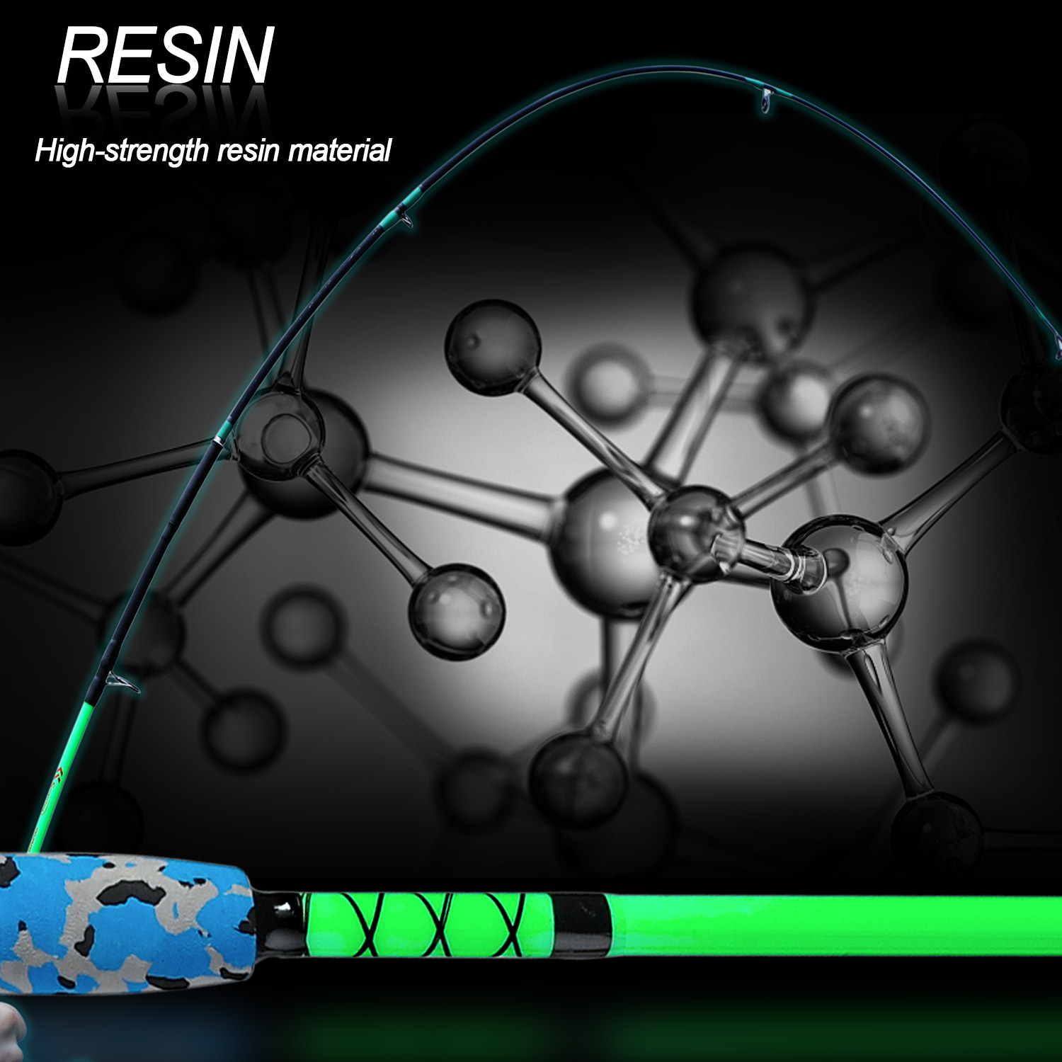 Sougayilang 1.8m 2.1m 2.4m Portable Ultralight Resin Spinning Fishing ...