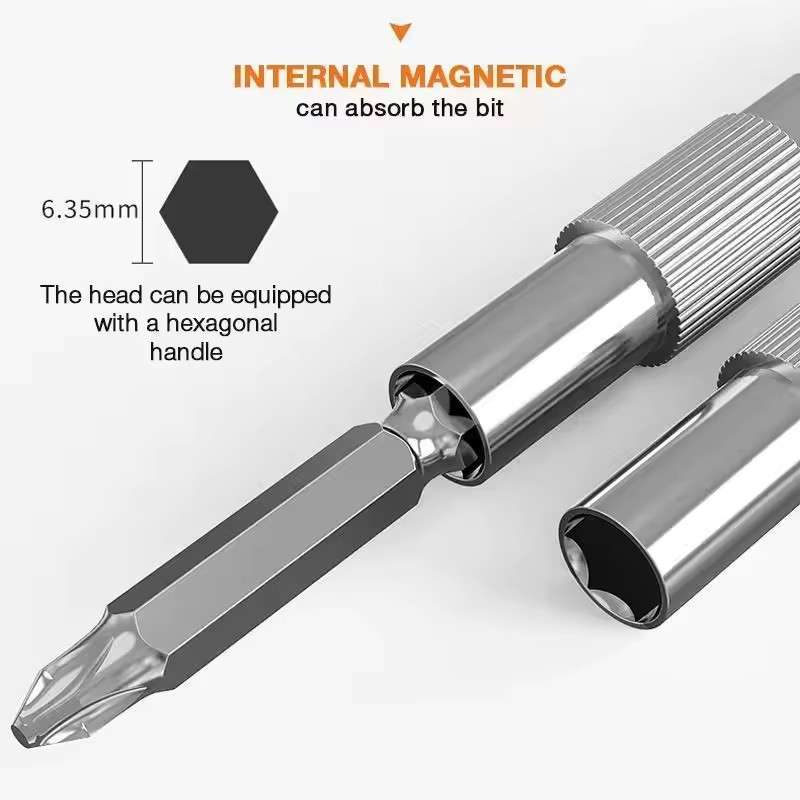 300mm Bendable Elastic Joint Head Shaft Hexagonal Handle Metal ...