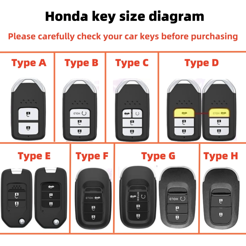 Honda Key Cover Honda Keychain key holder Brio accessories City Civic ...