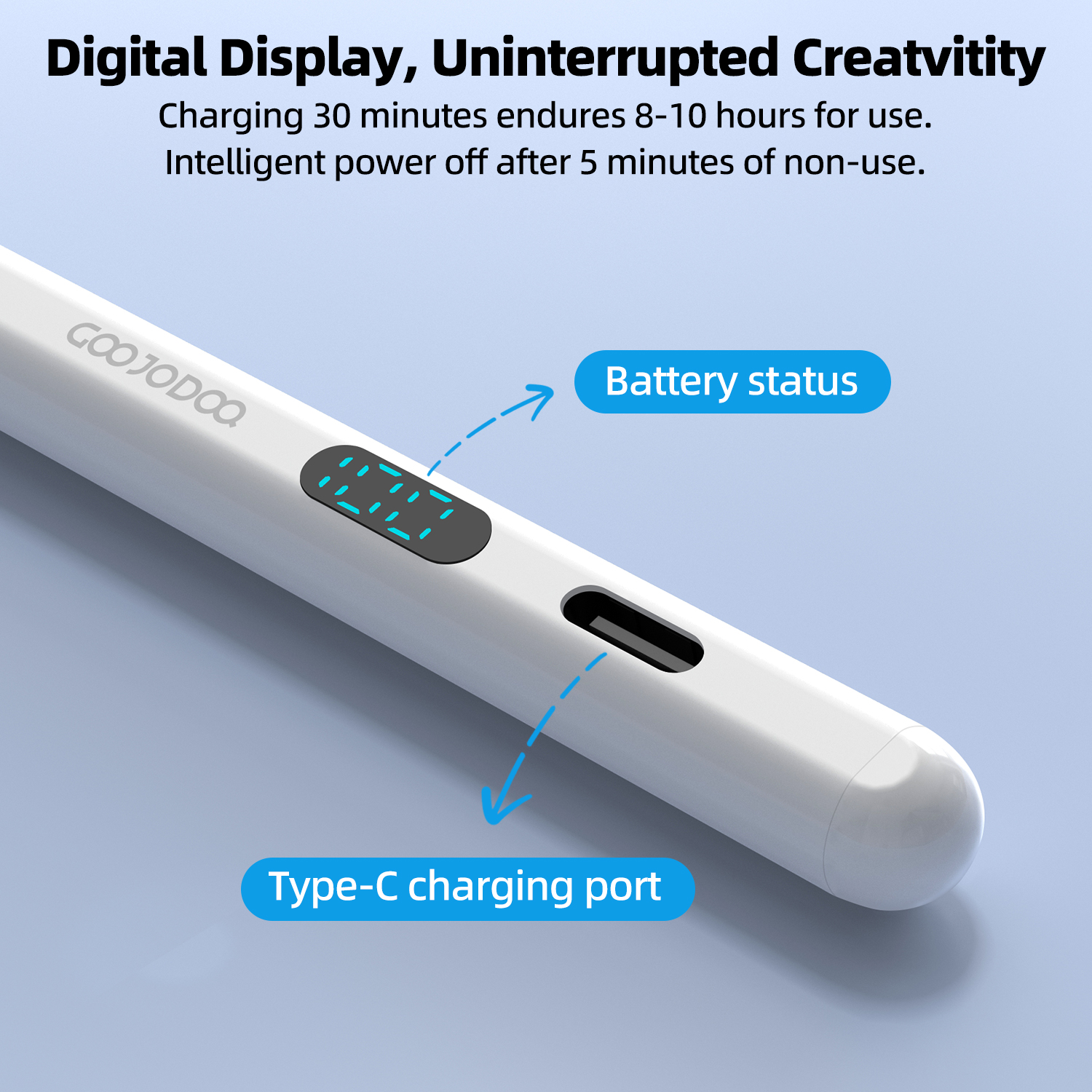 GOOJODOQ Stylus Pens Universal Magnetic Touch Screen Pencil Capacitive ...