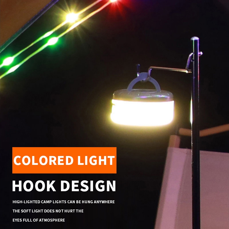 2000MAH LED lights strip camping light rechargeable Waterproof 8 meter ...