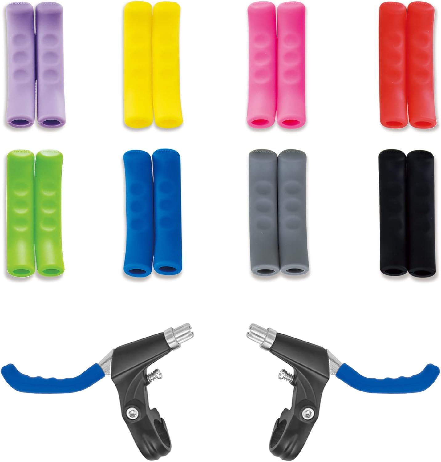 1 Pair Of Bicycle Brake Grip Covers, Anti-slip Shock-Absorbing Silicone ...