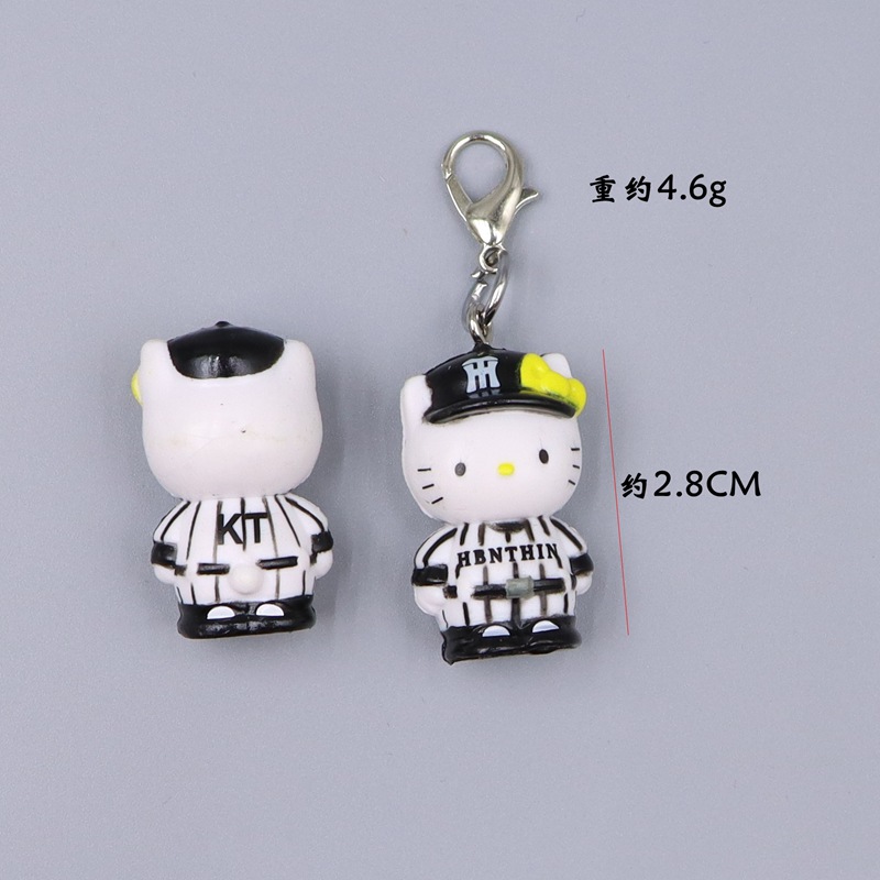 29 Style 2-4cm Anime Hello Kitty Keychain Alien Duchess Lobster Clasp Q ...