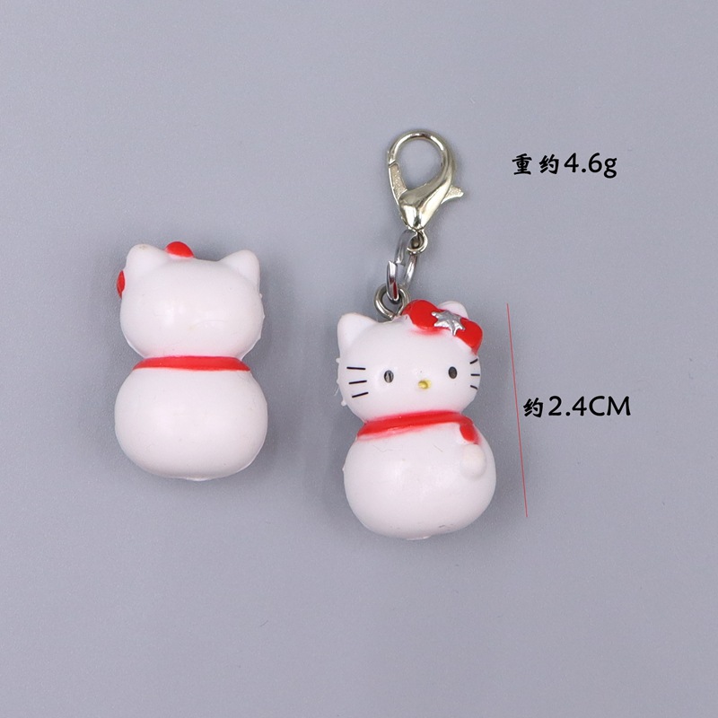 29 Style 2-4cm Anime Hello Kitty Keychain Alien Duchess Lobster Clasp Q ...