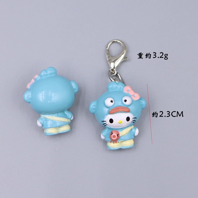 29 Style 2-4cm Anime Hello Kitty Keychain Alien Duchess Lobster Clasp Q ...