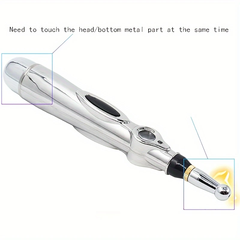 Electric Massage Pen for Acupuncture Pain Relief with Laser Electronic Therapy for Energy ...