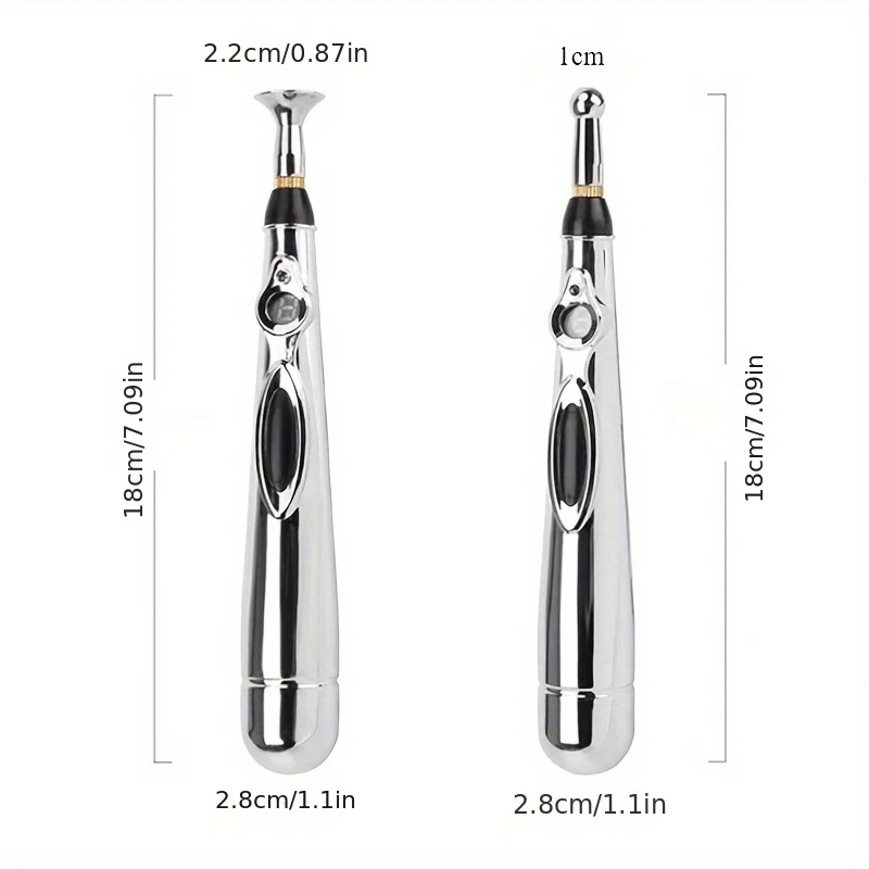 Electric Massage Pen for Acupuncture Pain Relief with Laser Electronic Therapy for Energy ...
