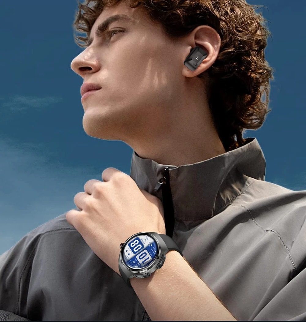 2025 New Women Outdoor Sports Smartwatch TWS 2 In 1 AMOLED Screen ...