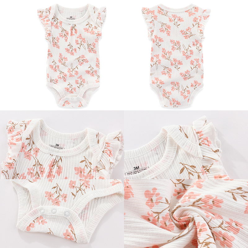 New Born Baby Clothes Set 100%Cotton Baby Boy Girl Romper Strawberry ...