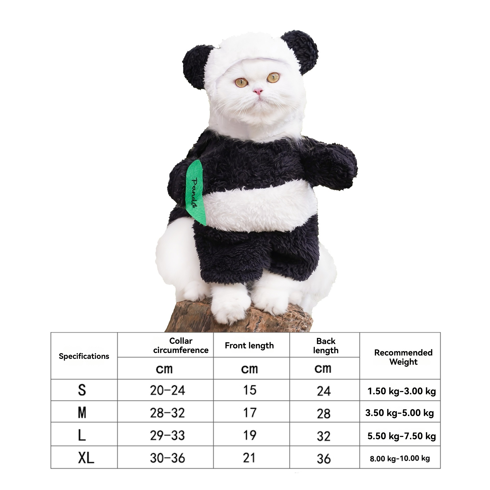 MOLAMGO Photography Prop Soft Funny Cosplay Panda Costume Dog Clothes ...