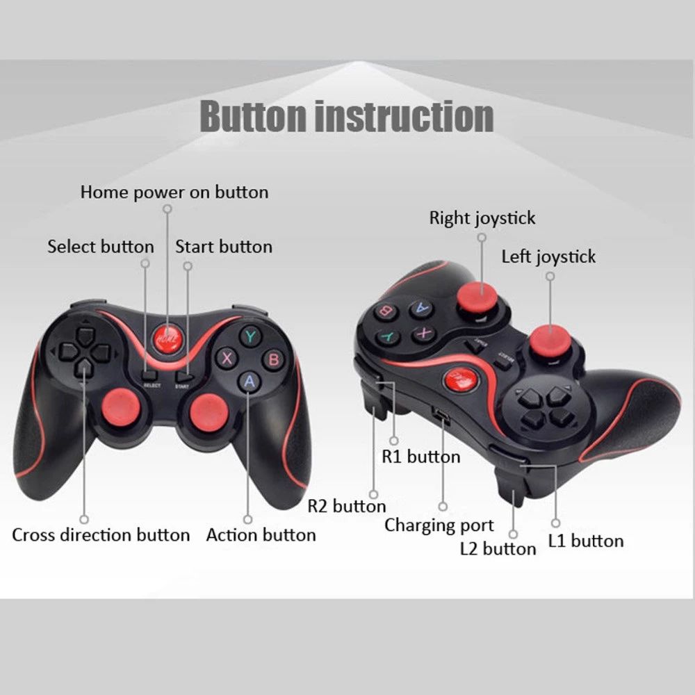 X3 Wireless Controller for Android iOS PC TV Box Wireless Joystick with ...