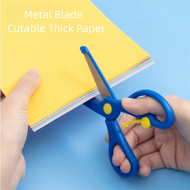 M&G 135mm Children's Scissors, Safety Protection And Labor-Saving ...