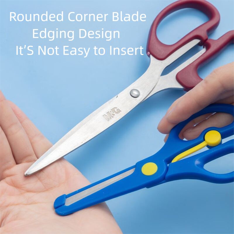 M&G 135mm Children's Scissors, Safety Protection And Labor-Saving ...