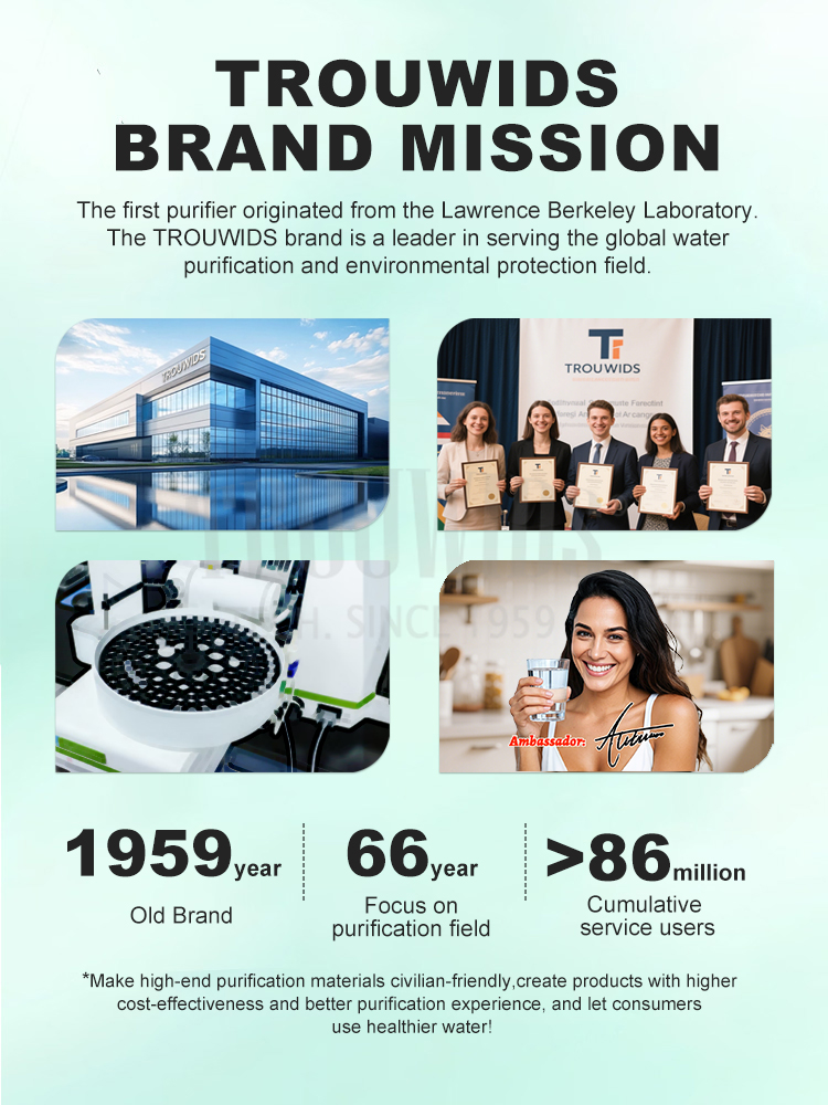 TROUWIDS 20 Inch Deep Well Water Filter Water Purifier Whole House ...