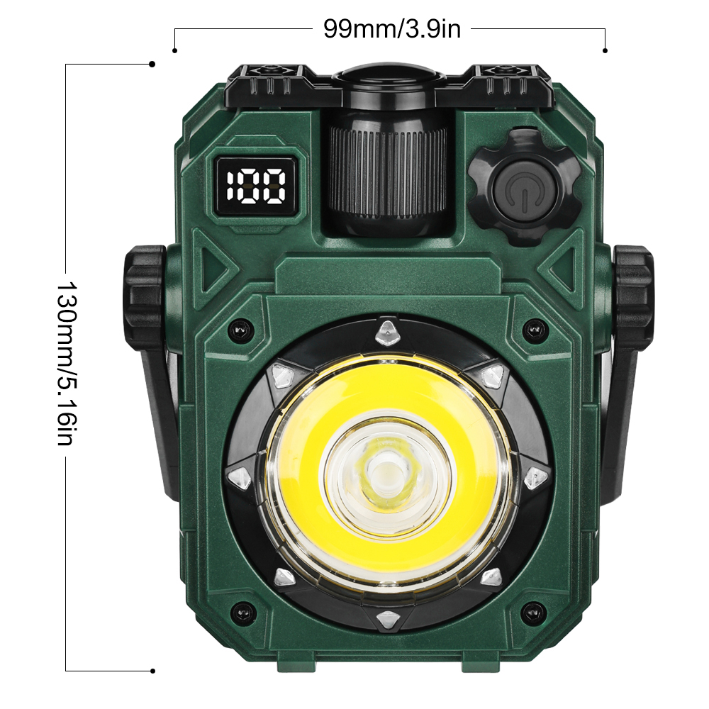 HaixnFire W103 Portable solar camping lamp USB rechargeable 3000 lumens ...