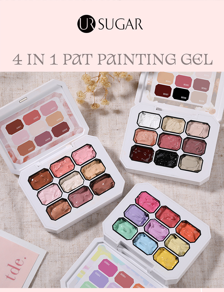 UR SUGAR 4 IN 1 Pat Ombre Gel Polish Easy Gradient Painting Gel for DIY ...