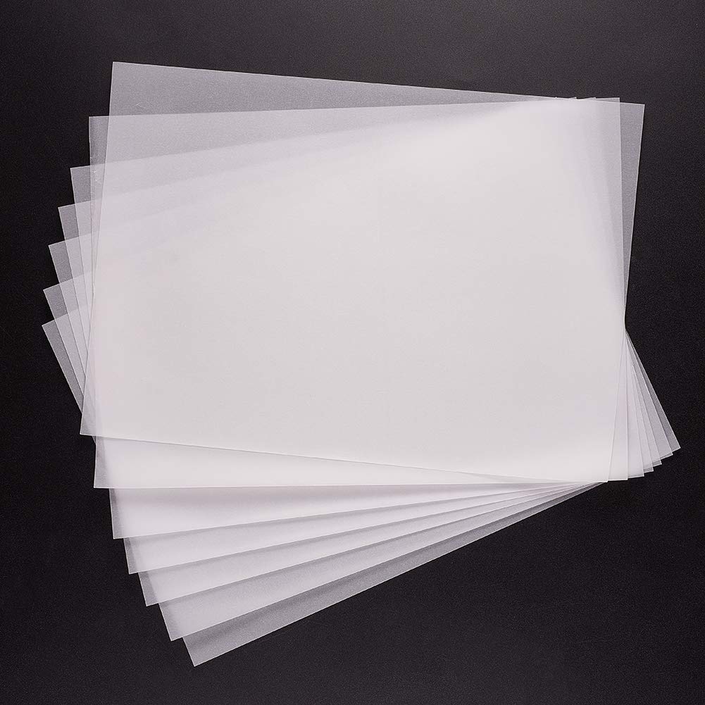 10 x Half Transparent Shrink Film Sheets Shrinkable Paper Craft Fine ...