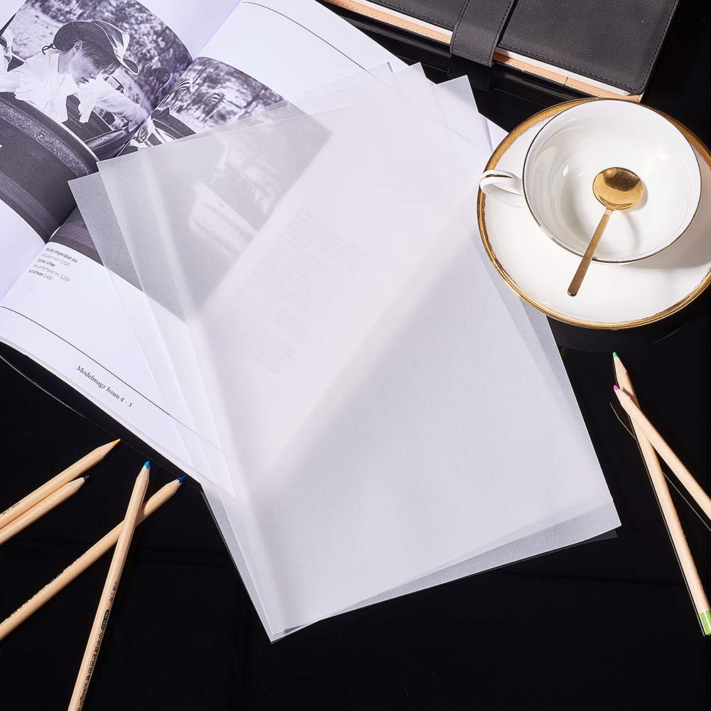 10 x Half Transparent Shrink Film Sheets Shrinkable Paper Craft Fine ...